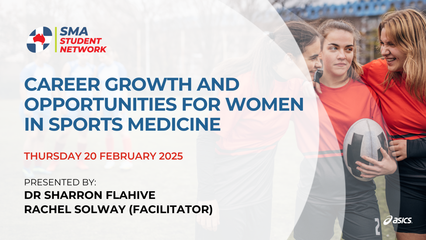 SMA Event - Career growth and opportunities for women in sports medicine